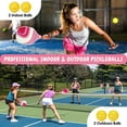 USAPA Approved Wossspt Set of 4 Wooden Pickleball Paddles for Outdoor ...