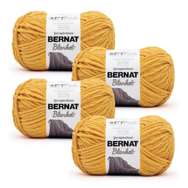 Bernat® Blanket™ #6 Super Bulky Polyester Yarn, Sunsoaked 10.5oz/300g ...
