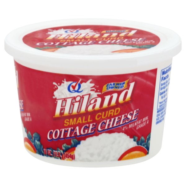 Hiland Small Curd Cottage Cheese, 16 oz Tub - Walmart.com