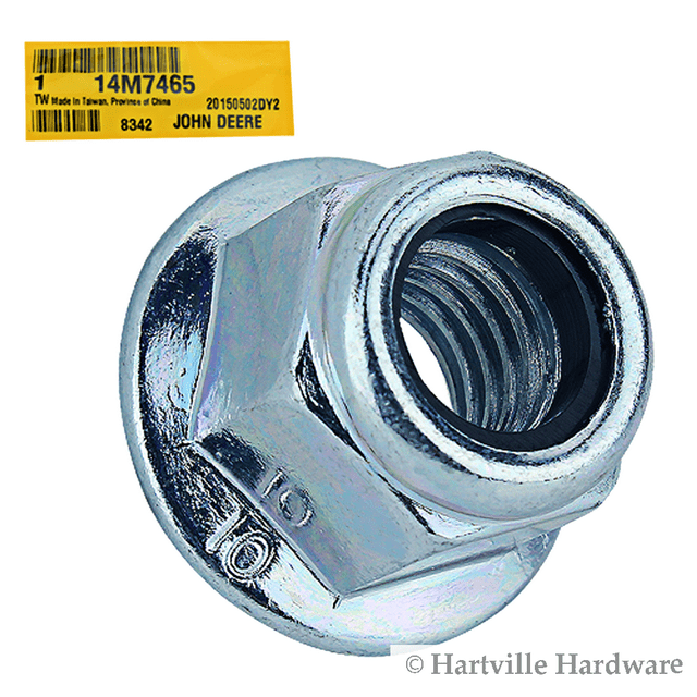 John Deere Original Equipment #14M7465 10mm Lock Nut with 1.5mm Thread ...