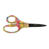 Fiskars 7" Student Scissors - Decorated NonStick - YELLOW BLOOMS ...