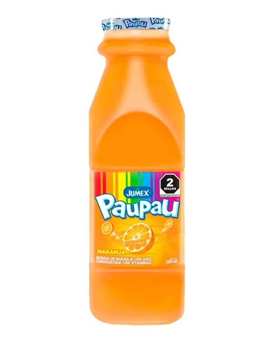 Pack de 24 Bebida Pau Pau Naranja de 250ml Pau Pau Naranja 250ml ...