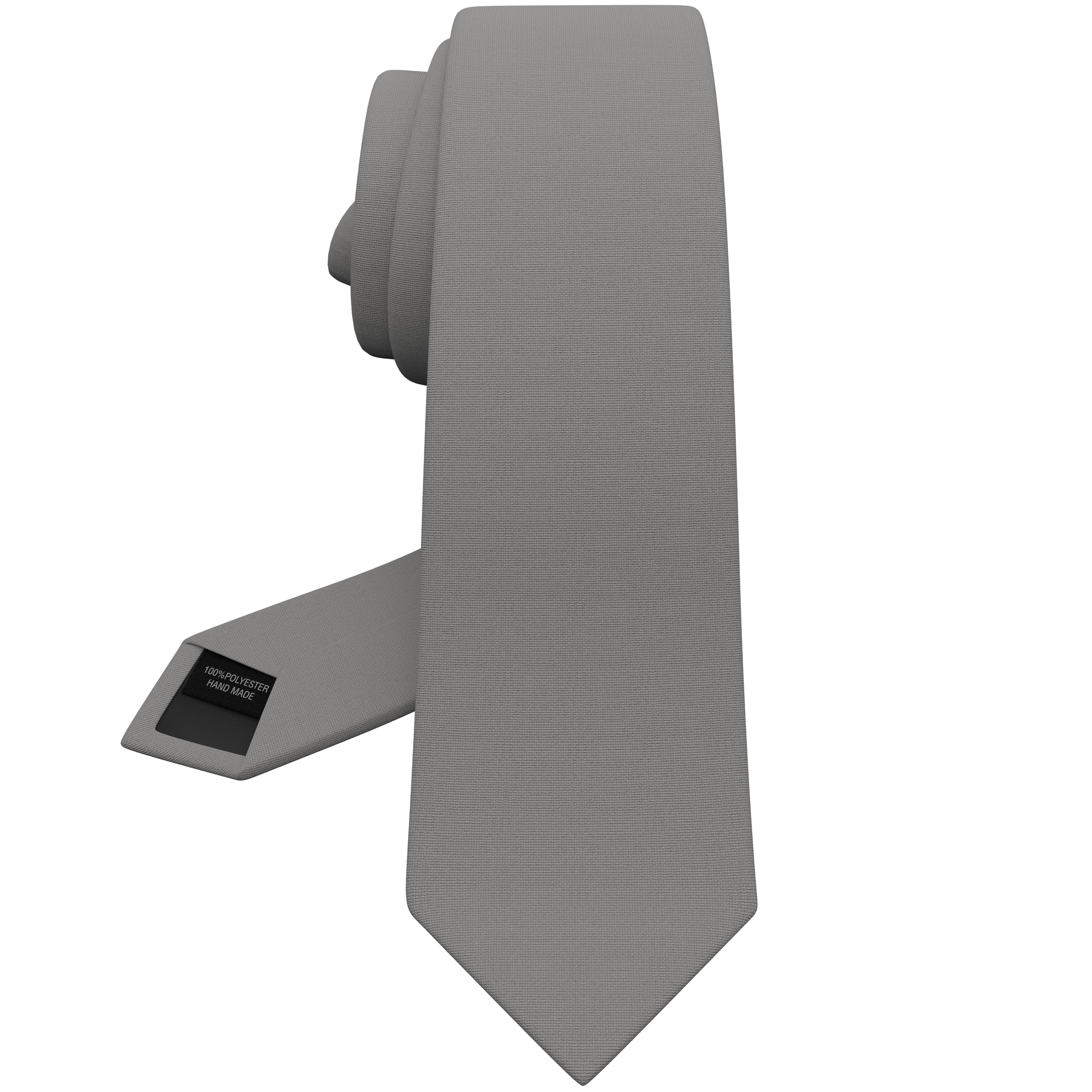 Dark Gray Tie Premium Mens Wide Pewter Gabardine Matt Necktie Tuxedo ...