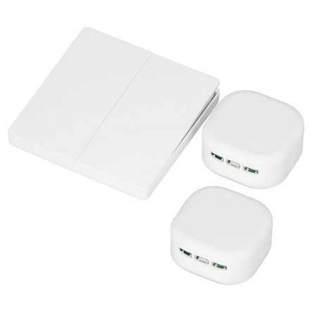 Remote Wall Switch Kit, High Sensitivity Self Generating Button ...