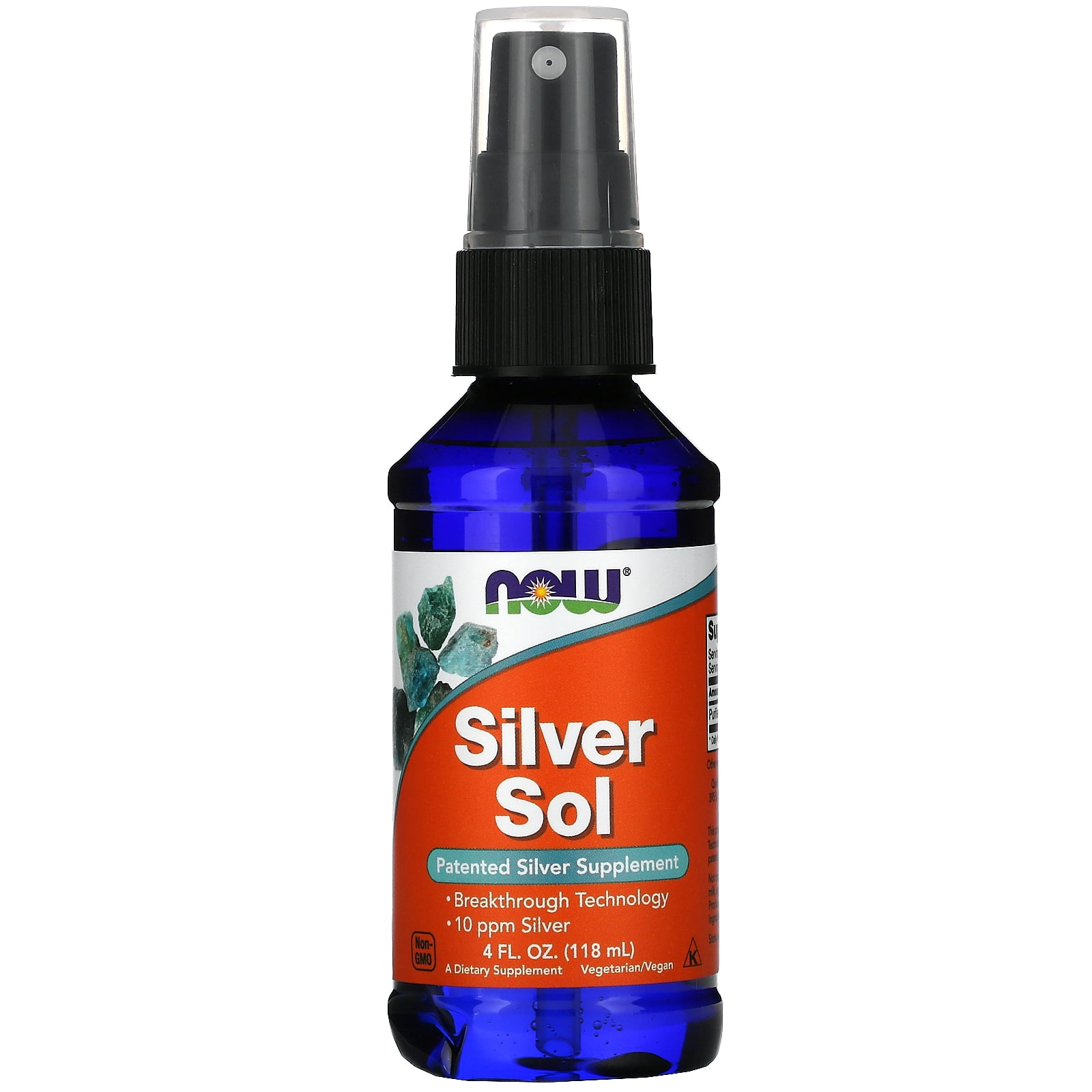 Silver Sol, 4 fl oz (118 ml), NOW Foods - Walmart.com