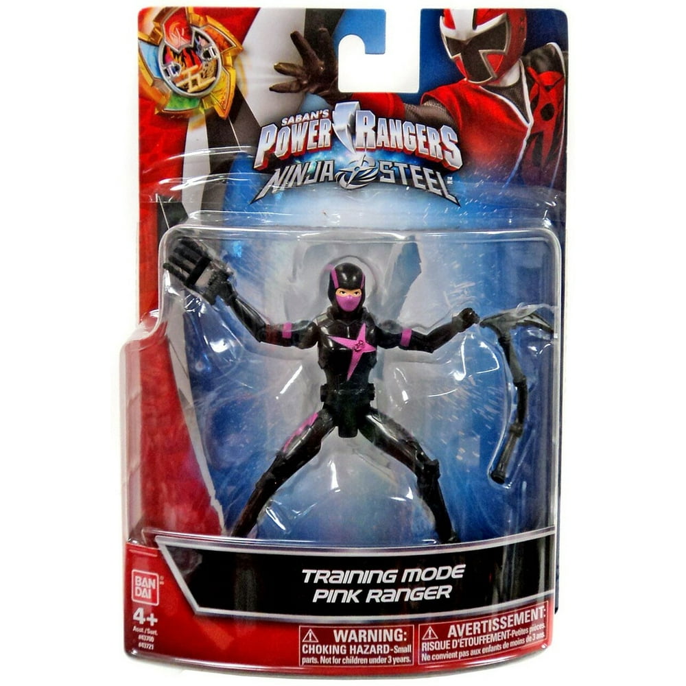 Power Rangers Ninja Steel Training Mode Pink Ranger Action Figure ...