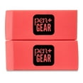 Pen+Gear Pink Block Erasers, 2 Count - Walmart.com