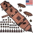 D&D Ship | Full Color | Modular | Upper & Lower Deck | 1” Battle ...