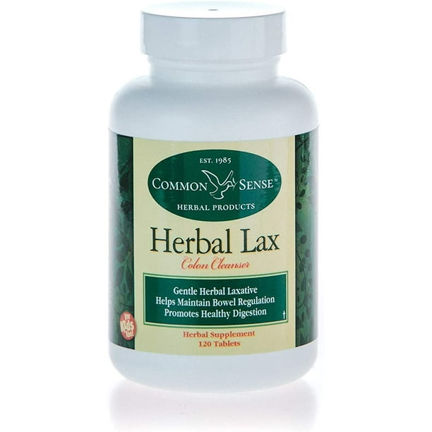 Common Sense Herbal Products - Herbal Lax: Colon Cleanser (120 Tablets ...