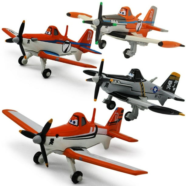 Disney Pixar Planes No.7 Dusty Crophopper Metal Diecast Toy Plane Avion Pixar Jouets d expression Cadeau Livraison gratuite 1 55 zhangyuxiang LED Walmart en linea