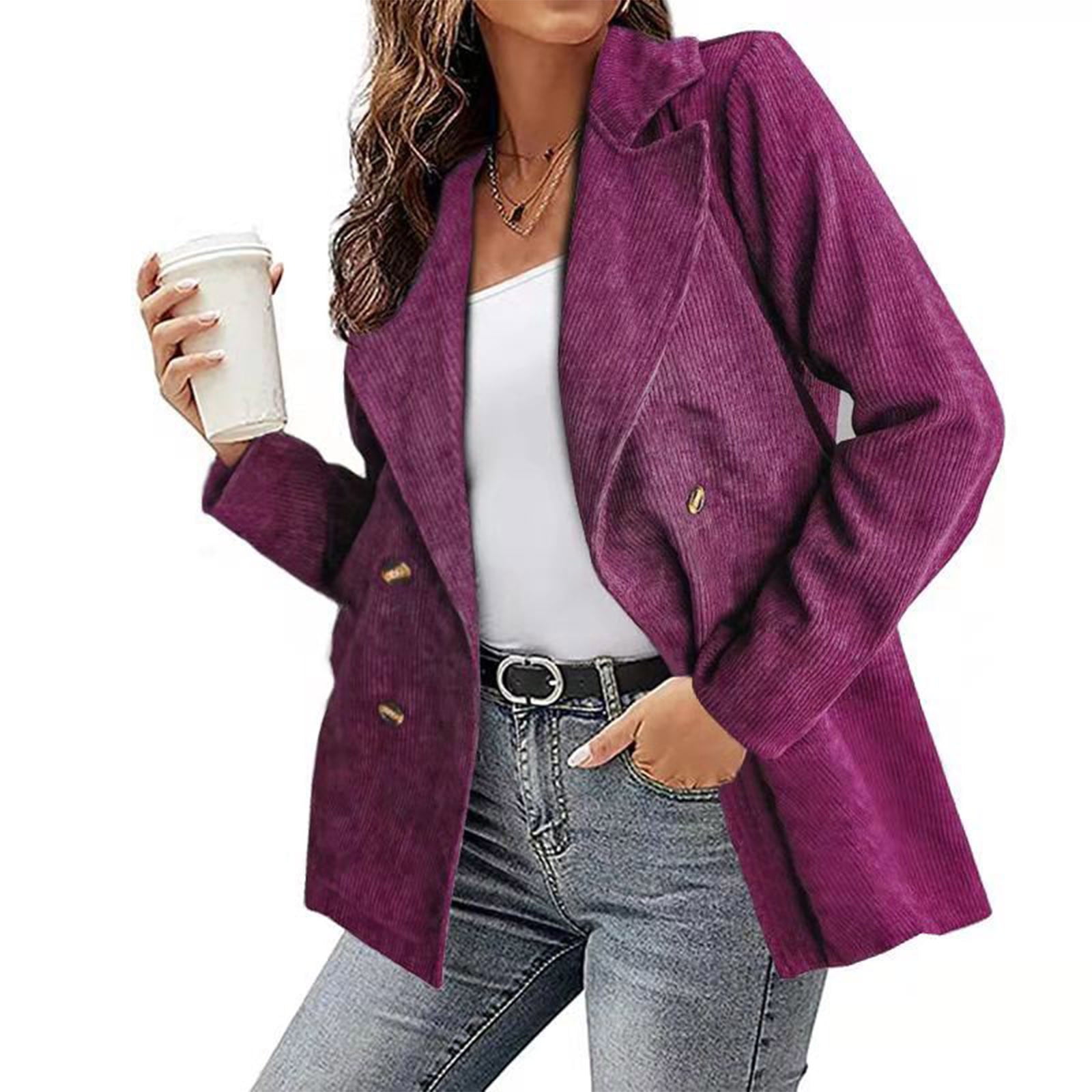 Click here for Egnmcr Blazer Fashion Women Color Double Breasted... prices