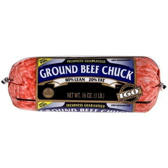 Ibp 136 Ground 81/19 Fine Beef Chuck , 1 Pound -- 36 per case - Walmart.com