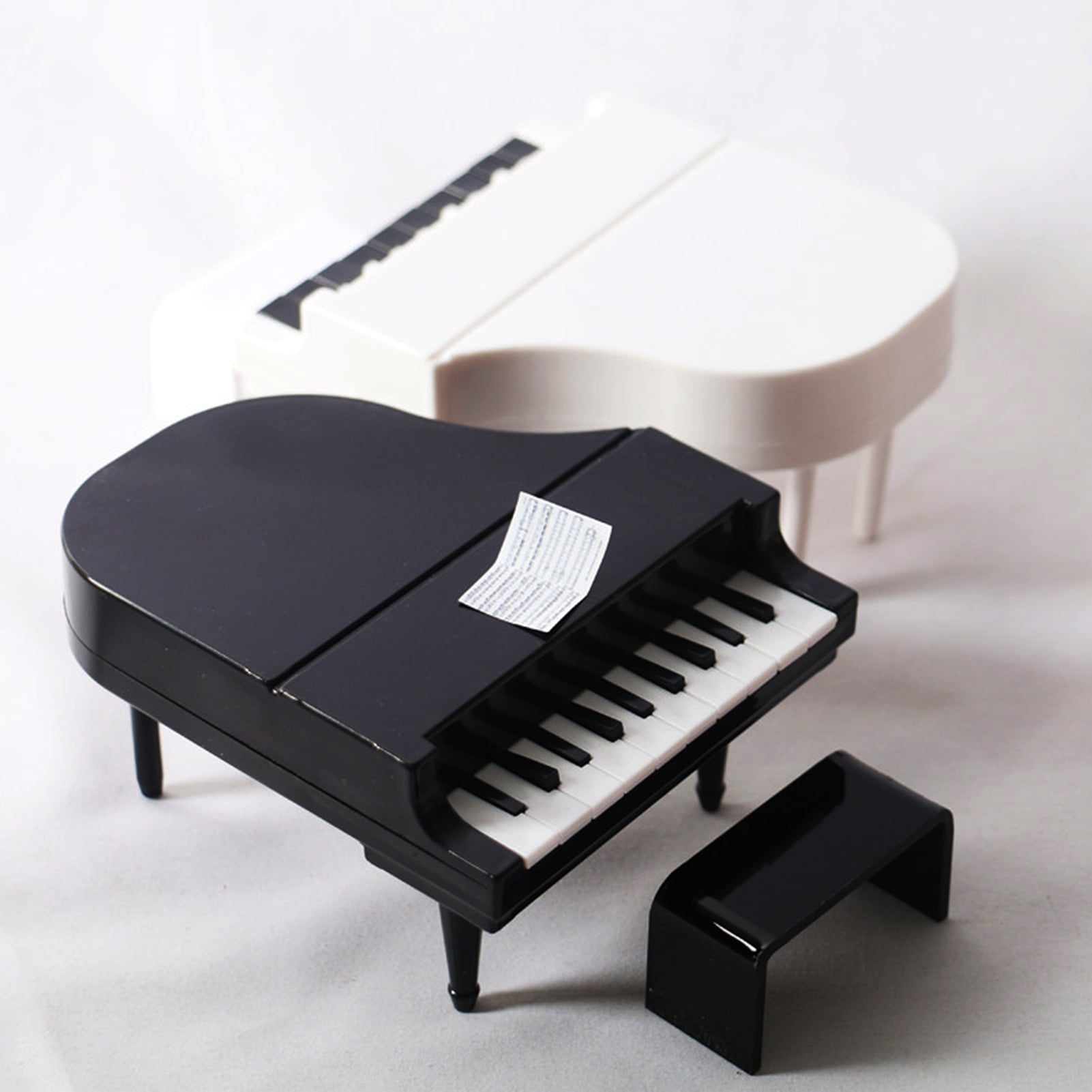 Biplut Mini Piano Anti-deformed Eye-catching Plastic Dollhouse Upright ...