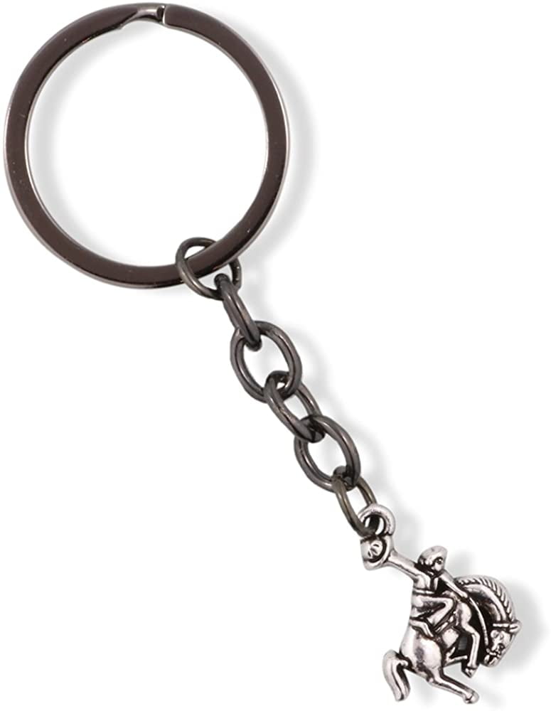 EPJ Bucking Bronco Rodeo Cowboy Charm Keychain - Walmart.com