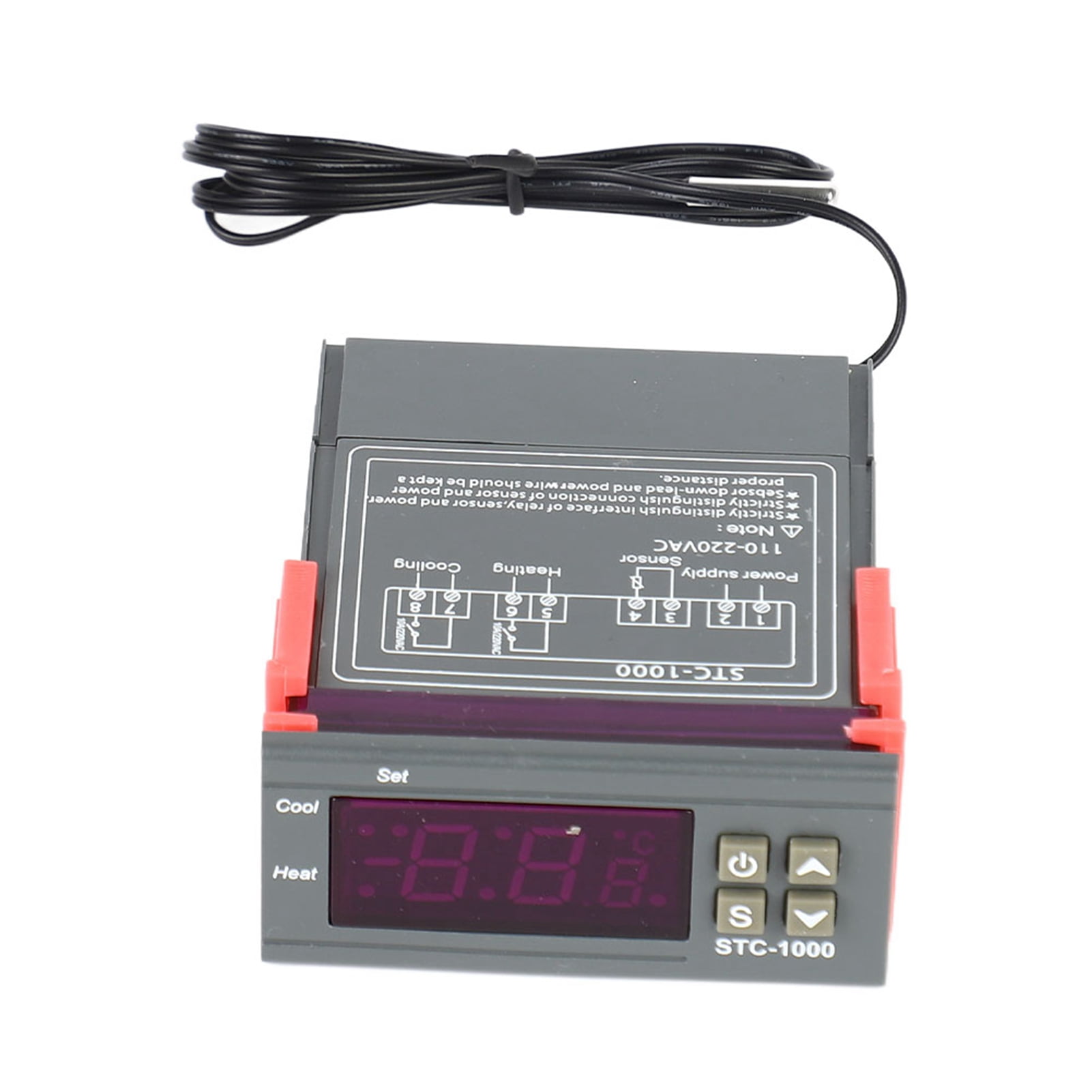 Termostato con controlador de temperatura digital con salida de relé ...