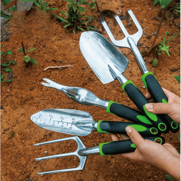 Weeding, digging, weeding, wild vegetables, loosening soil ...