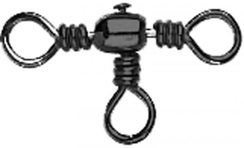 Mustad 77700 Three Way Cross Swivel - Black - Walmart.com