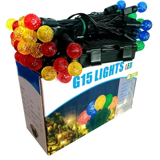 Langgg 16.4ft 50LED Strawberry String Lights Battery Operated ...