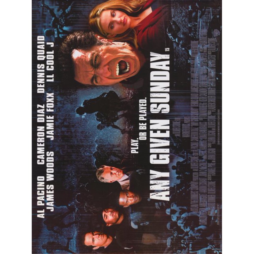 Any Given Sunday POSTER (30x40) (1999) - Walmart.com - Walmart.com