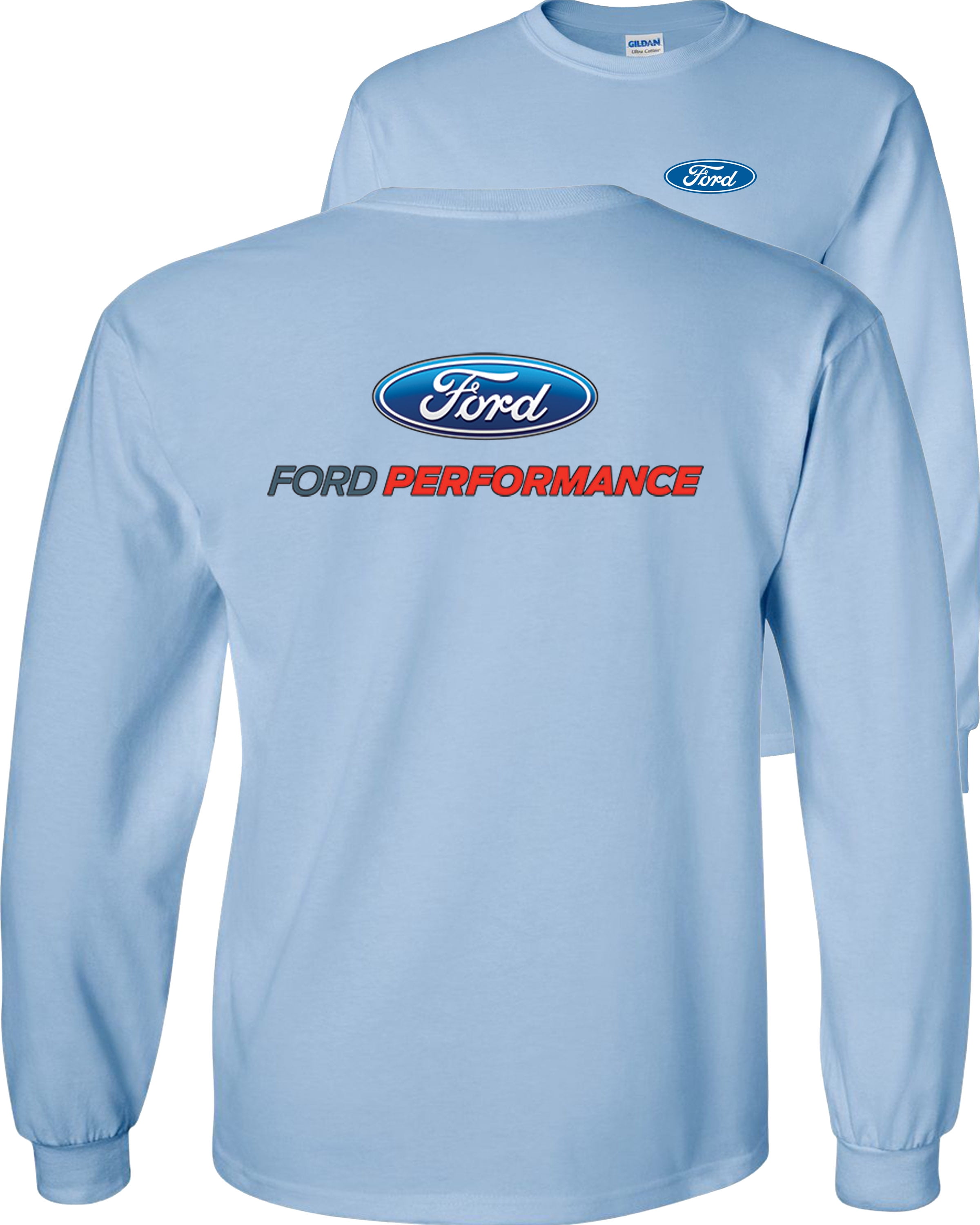 Ford Performance Long Sleeve Shirt GT Racing ST Logo - Walmart.com