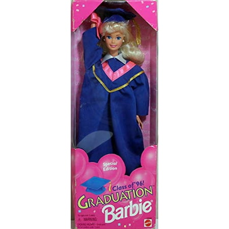 BARBIE GRADUATION DOLL Class of 96! SPECIAL EDITION w Blue MORTARBOARD ...