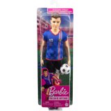 Barbie Ken Soccer Doll with #10 Uniform, Cropped Hair, Soccer Ball ...