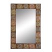 Brogan Distressed Wood Slat Wall Mirror Multi-Colored 43" x 26" by ...