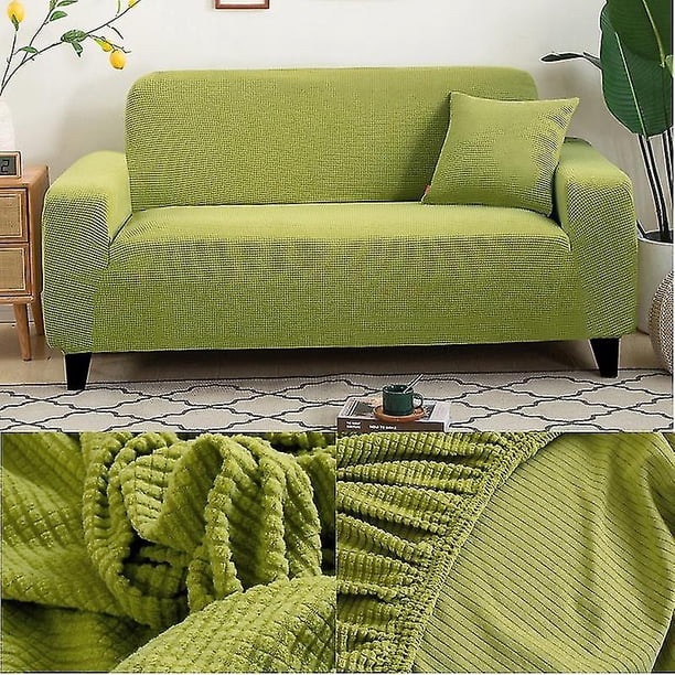 Thick Sofa Slipcover L Shape Solid Printed Sofa Covers For Living Room ...
