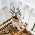 Cartoon Rabbit Bamboo Flower Pot, Outdoor Garden Succulents Creative ...