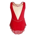 Doomiva Figure Ice Skating Dress for Girls with Rhinestones Sleeveless ...