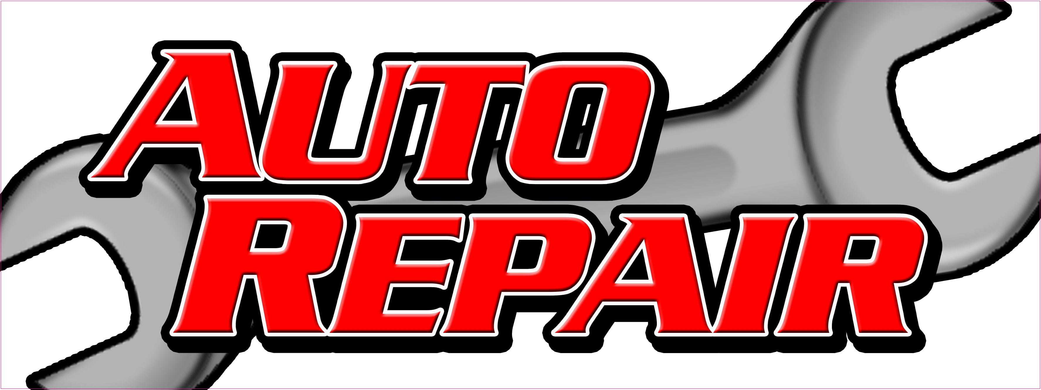 12" AUTO REPAIR DECAL sticker car shop mechanic tools signs - Walmart ...