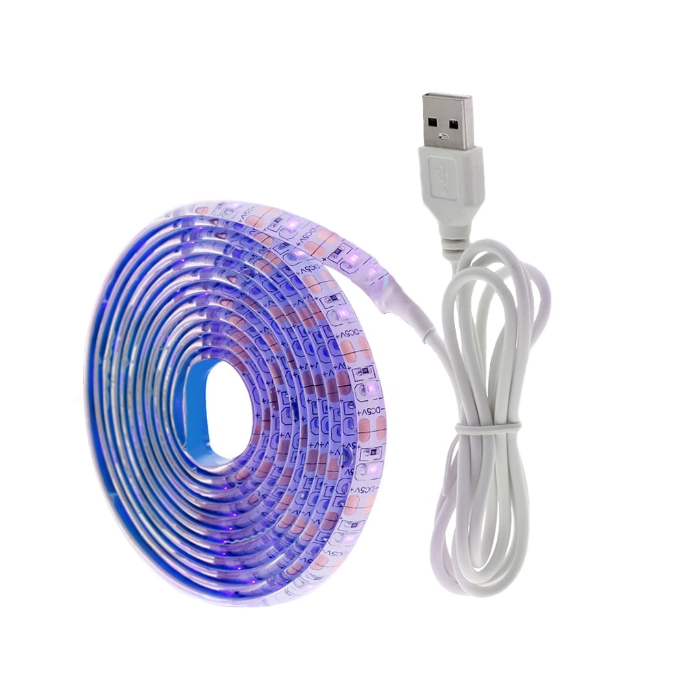 Tira LED UV Negra 5V DC 5050 Cinta Lámpara Cinta Ultravioleta (4M ...
