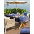 Abstract Stereo Cube Rectangle Outdoor Tablecloth with Umbrella Hole ...