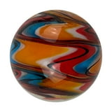 25mm Figaro Handmade Art Glass Marble Striped Design Large 1" Shooter ...
