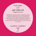 Bodycology Mist Spray Pink Vanilla Wish Fragrance 8 Fl Oz