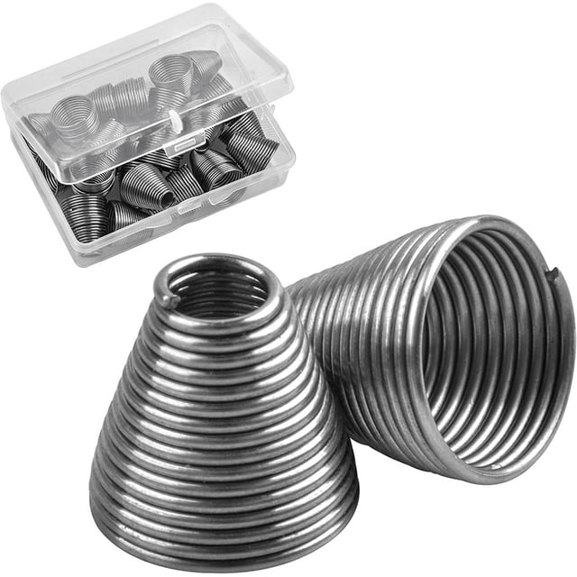 Stainless Bait Rigging Springs,30Pcs/Box Ballyhoo Bait Trolling ...