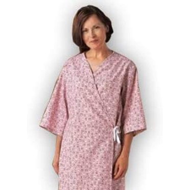 Demure Print Hospital Gown - 2 Pack - Walmart.com