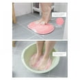 Shower Back Scrubber Mat, Body Massager with Suction Cup, Non-Slip Foot ...