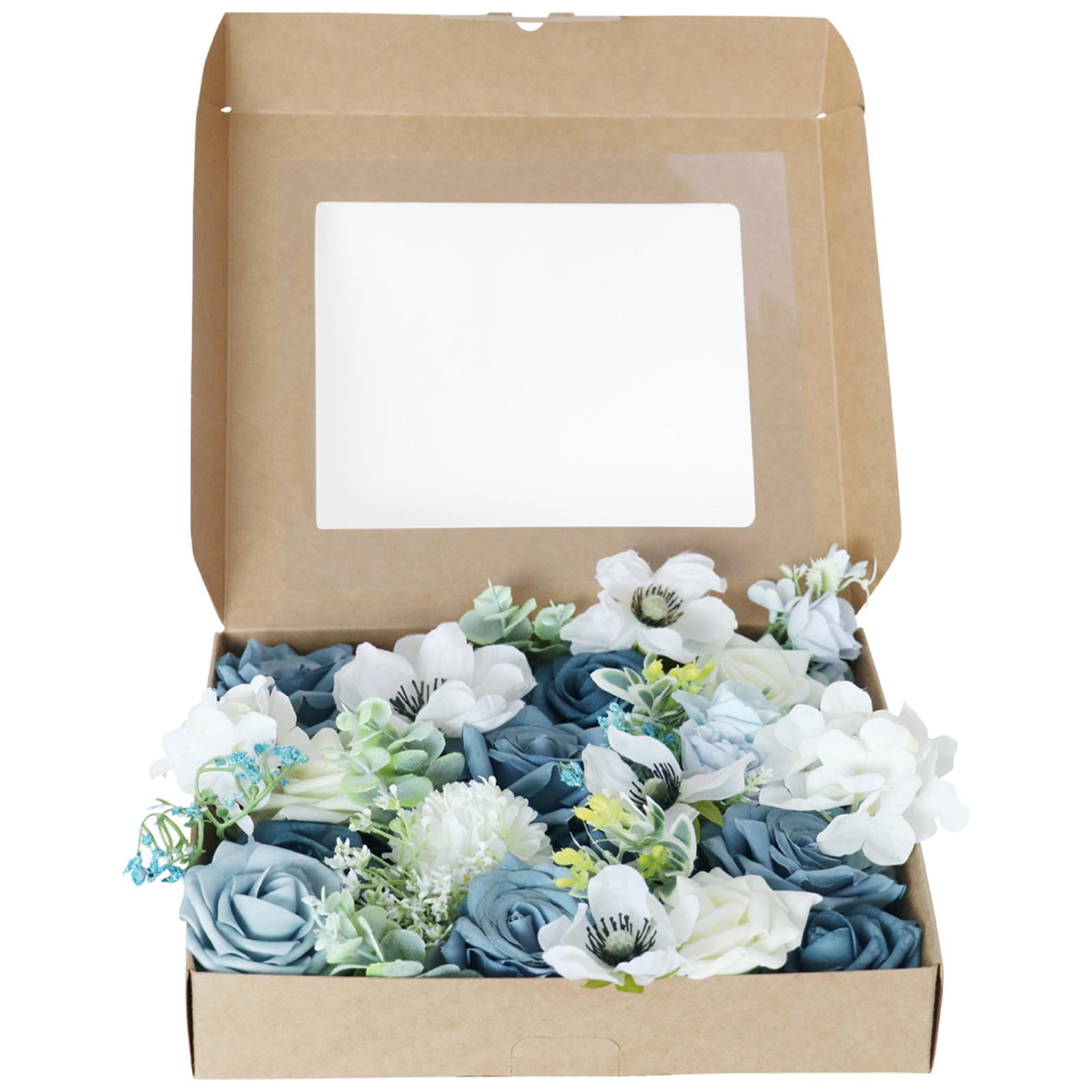 Artificial Flowers Box Set Rose Kissing Balls for DIY Wedding Bouquets ...