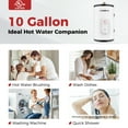 CAMPLUX 10 Gallon 1500W 120V Point of Use Tank Electric Water Heater ...