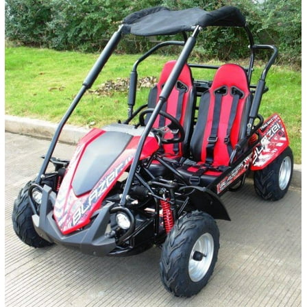 Trailmaster Mid XRX/R - Deluxe Go Kart Buggy with Reverse, Full roll ...