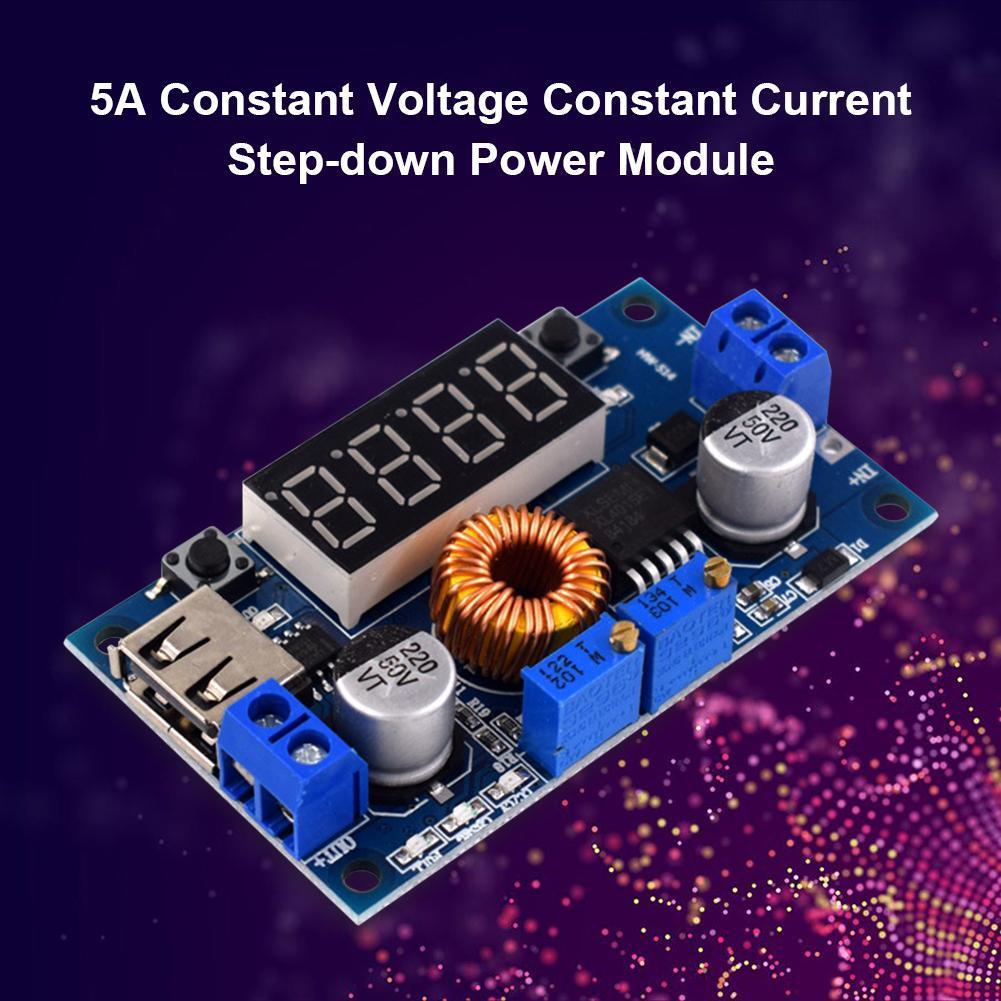Módulo reductor 5A Placa de carga LED Banco de energía Convertidor ...