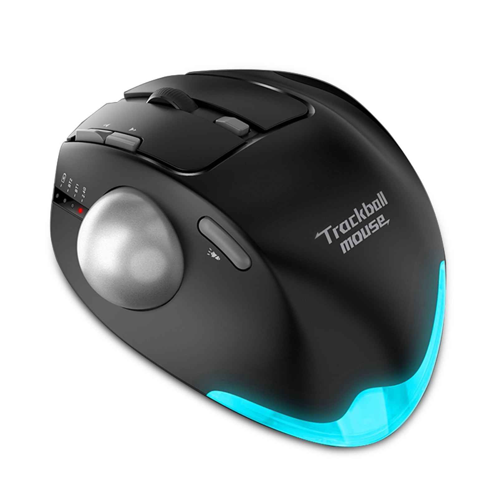 Zelotes F-33 Trackball mouse inalámbrico modo triple bt para 2d/3d ...