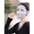 Face UV Face Covering UPF 50+ Women Sun Protection Face Mask Washable ...