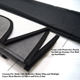 Tuningpros SS-524 Custom Fit Silver and Grey Windshield Sun Shade ...