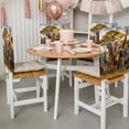 Africa Savannah Wildlife Chair Back Covers Set of 8 Elephant Lion Zebra ...