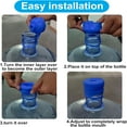 3 & 5 Gallon Water Jug Cap Reusable, Food Grade Silicone Replacement ...