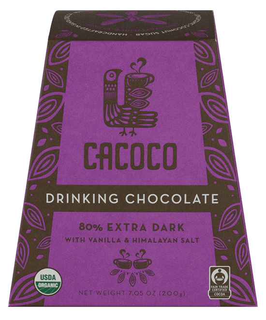 Cacoco Drinking Chocolate, 80% Extra Dark, 7.05 oz - Walmart.com