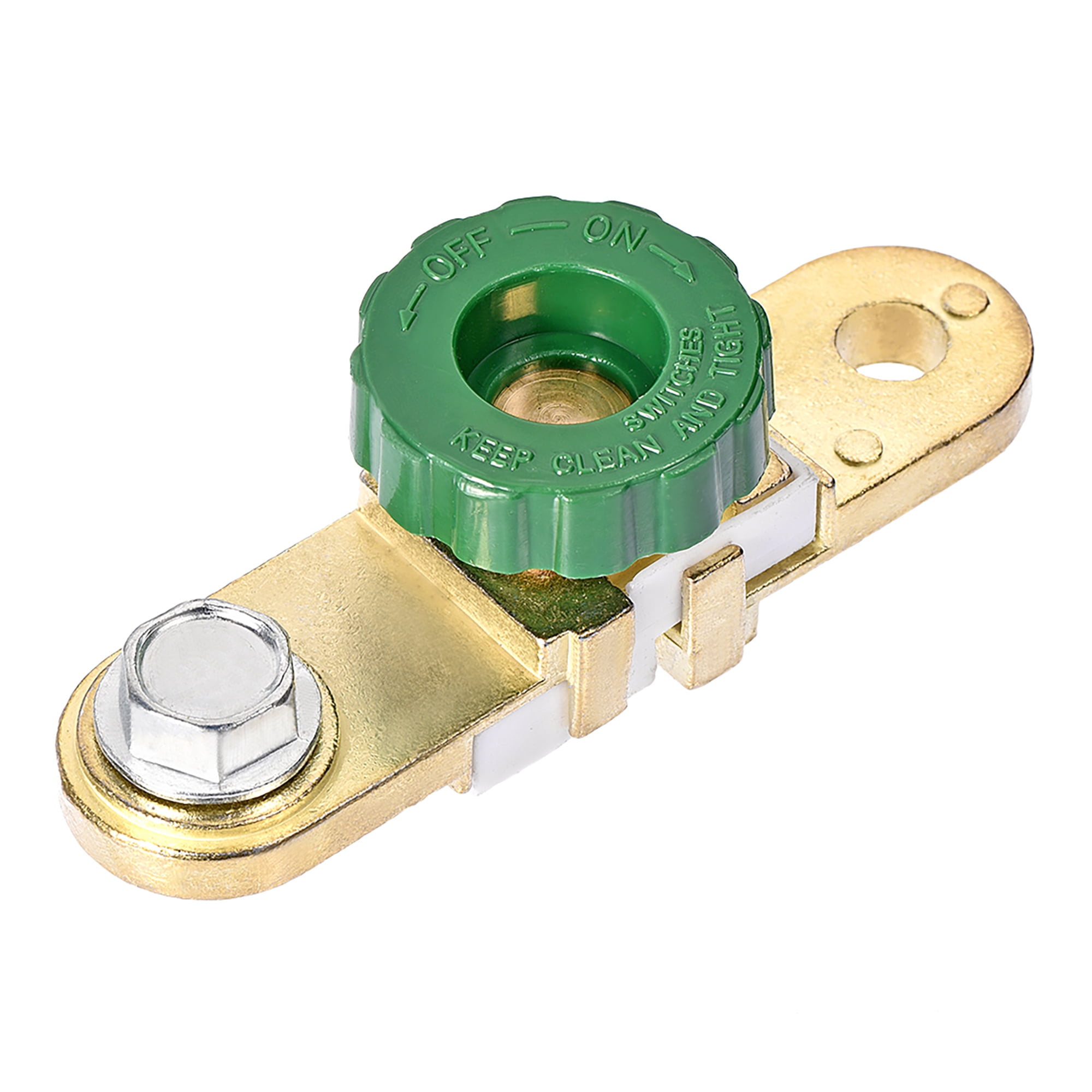 Uxcell Side Post Battery Master Disconnect Switch Terminal Adapter 10mm uxcell-side-post-battery-master-disconnect-switch-terminal-adapter-10mm