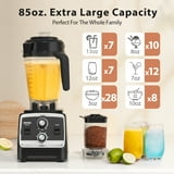 Aeitto 1800W Blenders for Kitchen, 85oz Capacity, 2-in-1 Smoothie ...